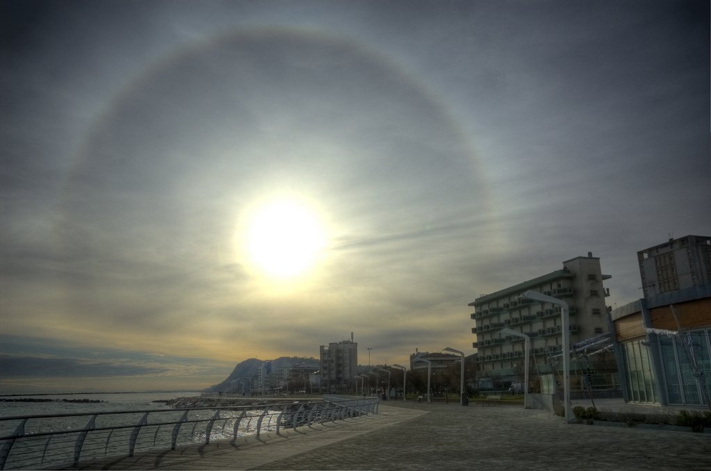 Halo Solar em Itália