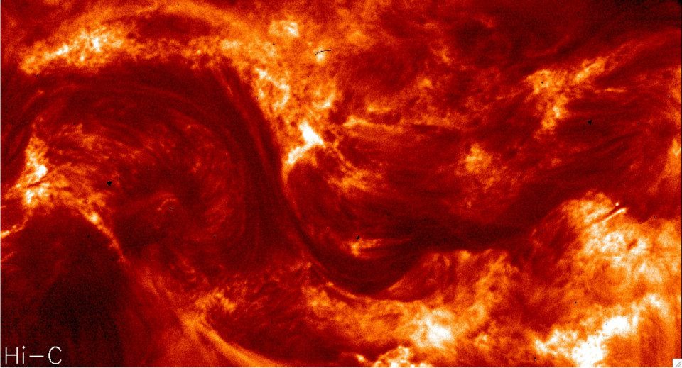 Imagem espectacular do Sol