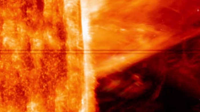 Detalhes impressionantes de uma explosão solar