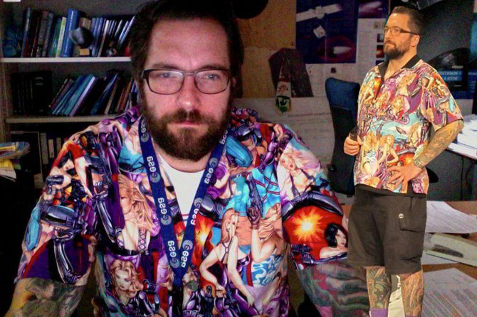 Matt Taylor: a ocasião faz a camisa