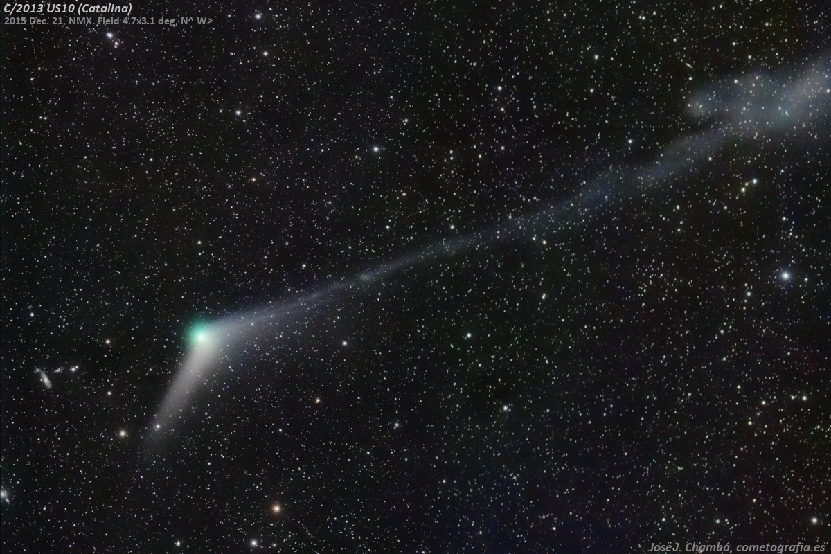 As Caudas do Cometa Catalina