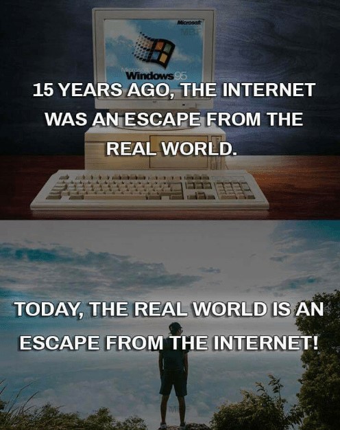 internet vs. realidade