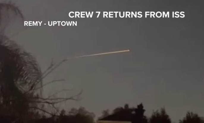 Crew-7 de regresso à Terra
